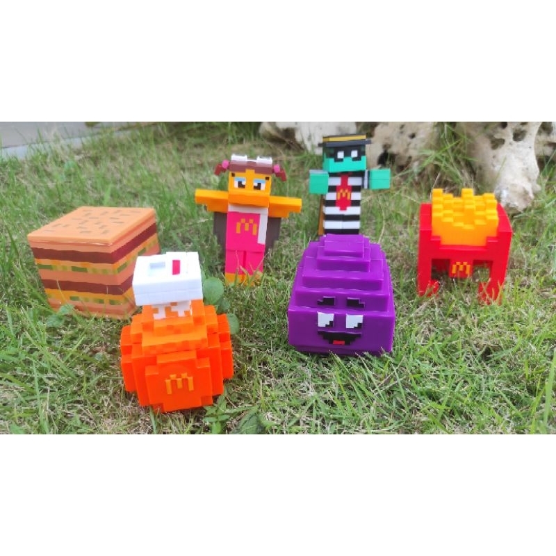 Jual Toys McD Minecraft Merchendiser | Shopee Indonesia