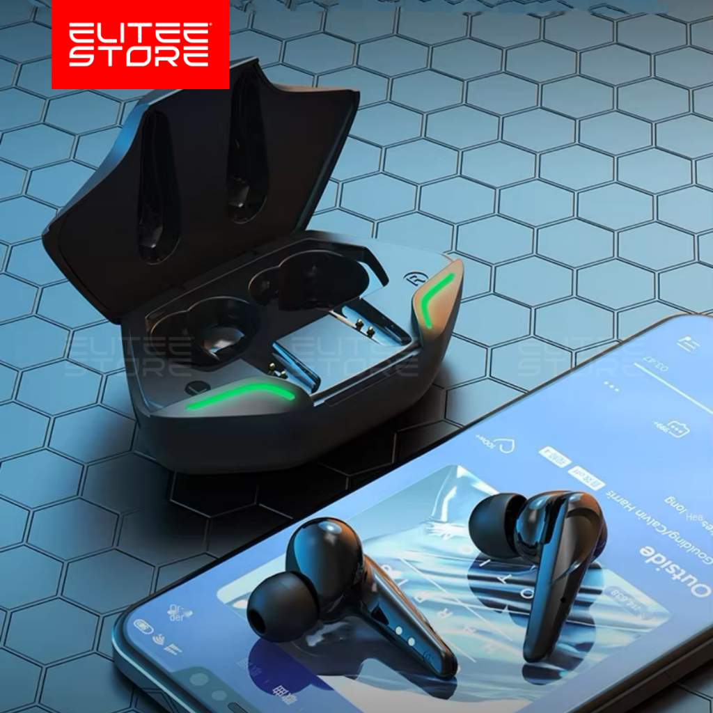 Jual [ COD ] HEADSET GAMING Earphone Bluetooth 5.3 TWS, Headset Gaming ...