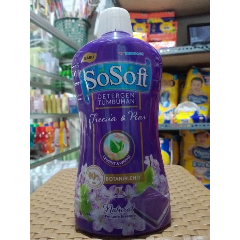 Jual SOSOFT Detergen ungu 700ml | Shopee Indonesia