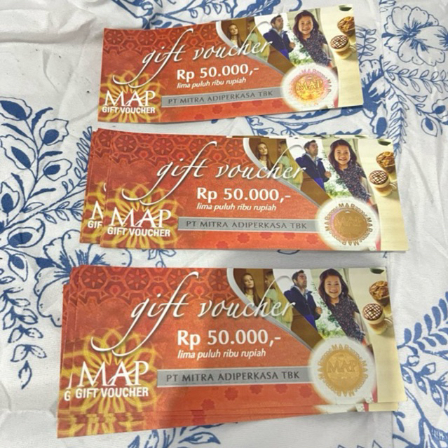 Jual Voucher MAP pecahan 50.000 (Exp 31 Des 2027) | Shopee Indonesia