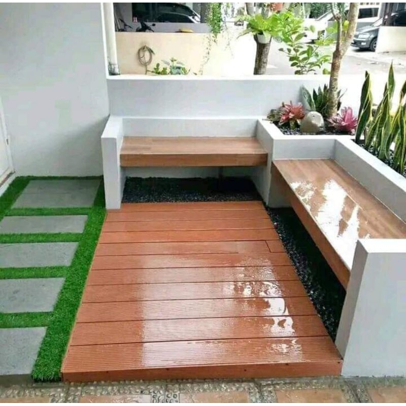 Jual Bangku Taman Beton/Bangku cor permeter All in JABODETABEK | Shopee ...