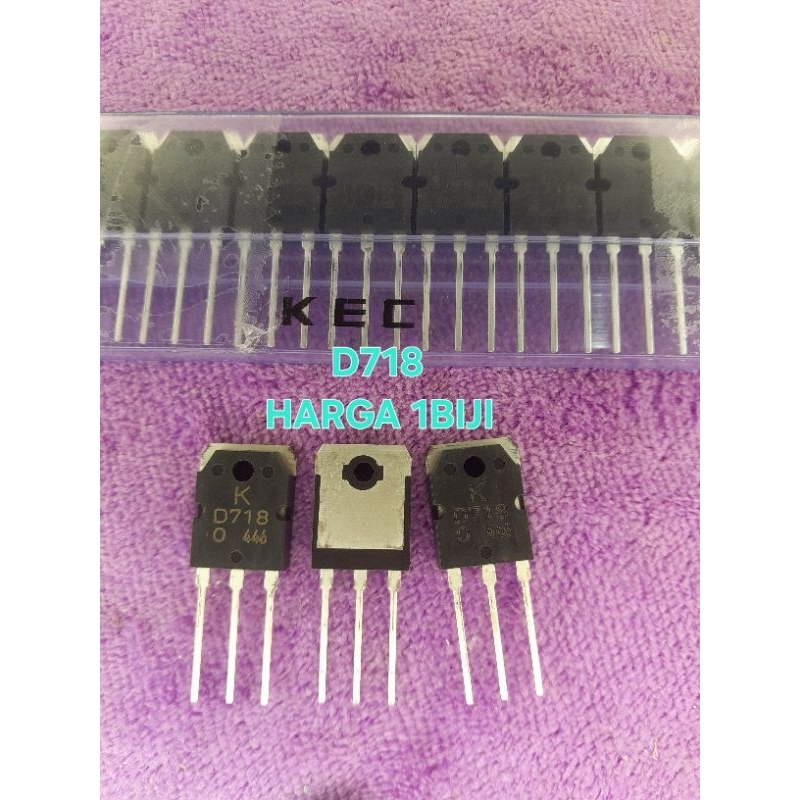 Jual TRANSISTOR D718 ORIGINAL KEC.1BIJI | Shopee Indonesia
