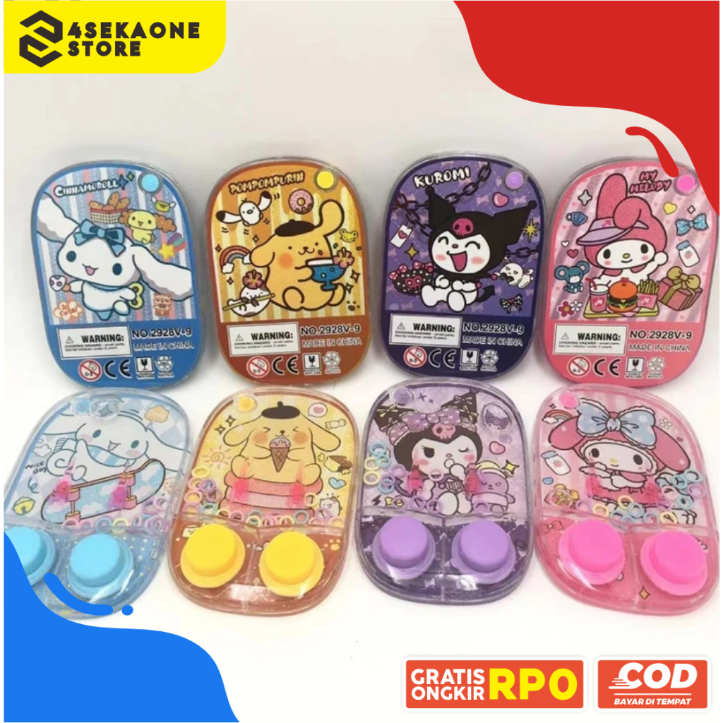 Jual Game Water Sanrio / Gembot Air / Water Game Bot / Mainan Air Ring ...