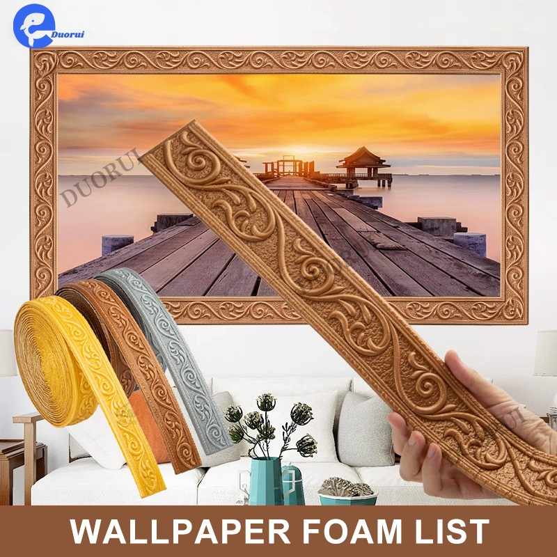 Jual Wallpaper List Foam Stiker Dinding / 230*50CM Wall border List ...