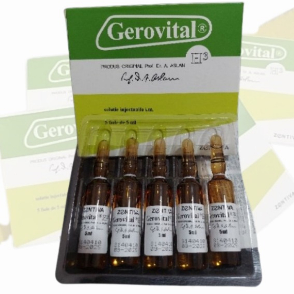 Jual [READY]Gerovital H3 Original Isi 5 Ampul Coklat / Gerovital ...