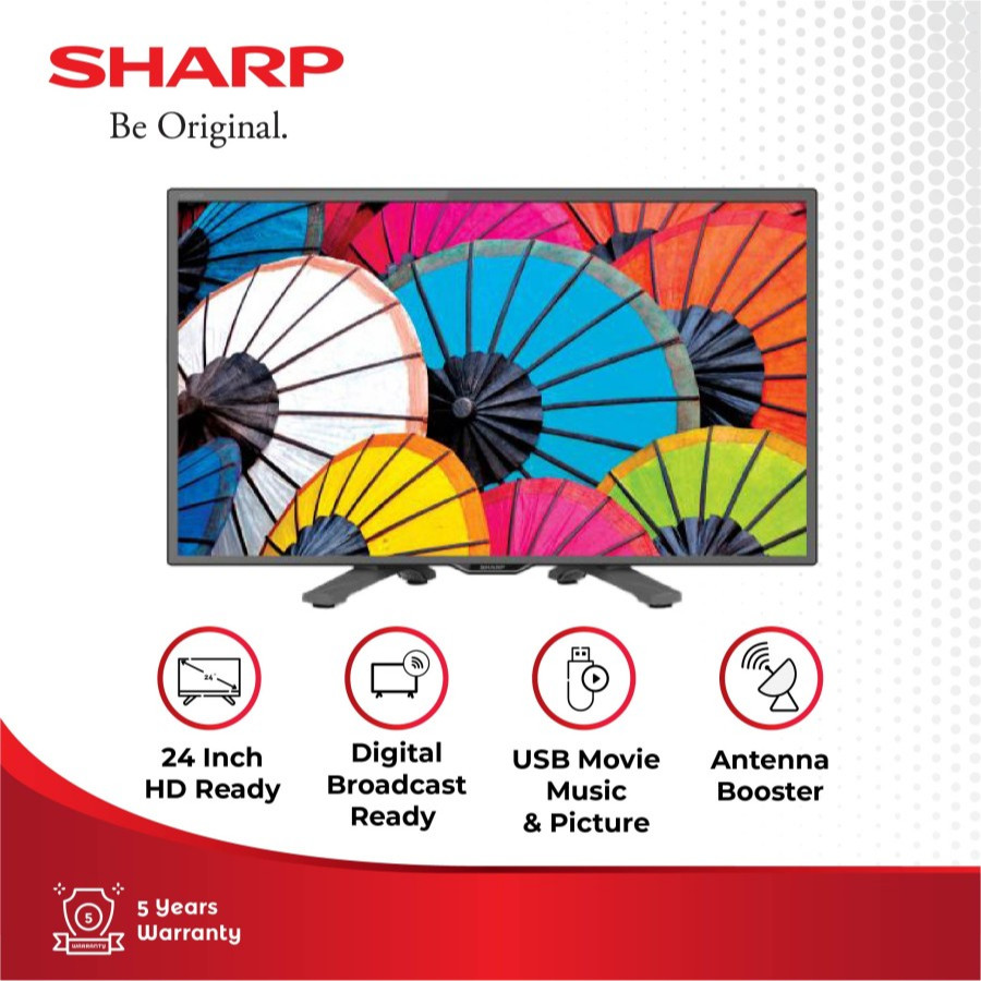 Jual SHARP 2T-C24HD1500I LED TV 24 Inc Full HD Digital TV | Shopee ...