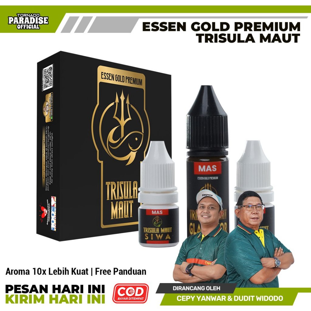 Jual Essen Mancing Trisula Maut Gold Premium Rekomendasi Cepy Yanwar ...