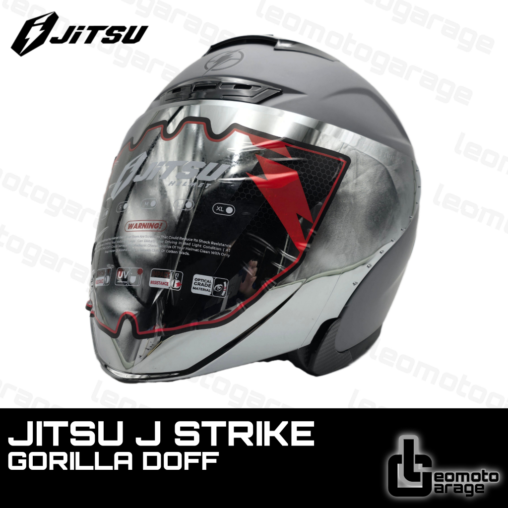 Jual HELM JITSU J STRIKE HELM HALF FACE GORILLA DOFF | Shopee Indonesia
