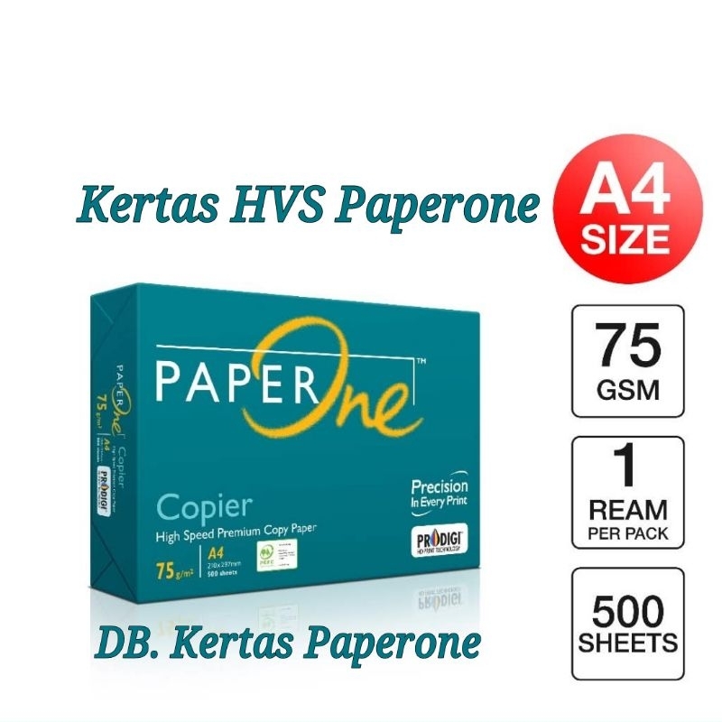 Jual Kertas HVS Print A4 75 Gram 1 Rim (Paperone, BMO, Sidu, Ekon, Copier) | Shopee Indonesia