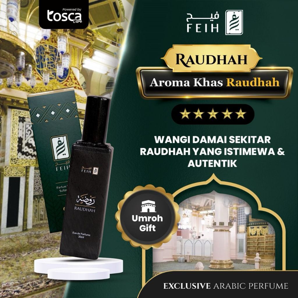 Jual Feih Perfume Raudhah EDP Parfum Arab Mewah Elegan Tahan Lama ...