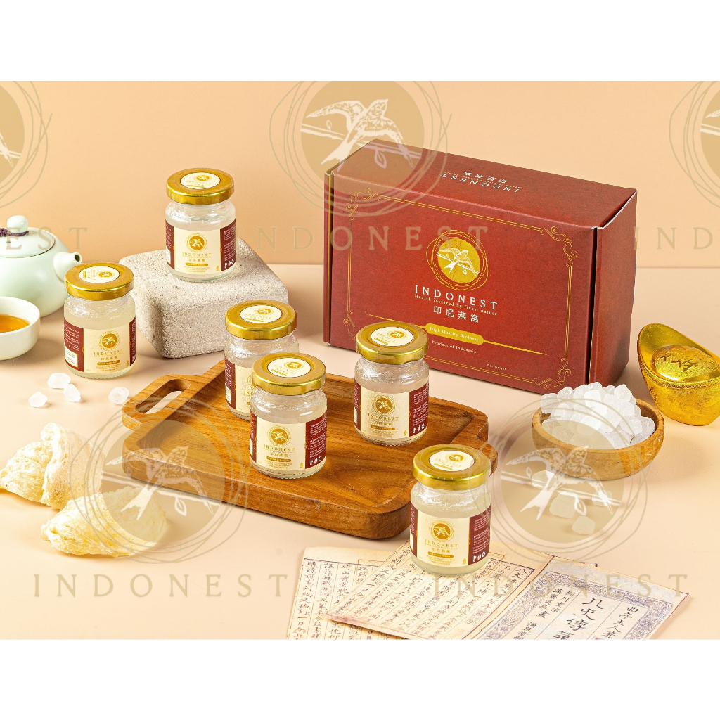 Jual Minuman Sarang Burung Walet Indonest Birdnest Drink isi 3 Botol 6 ...