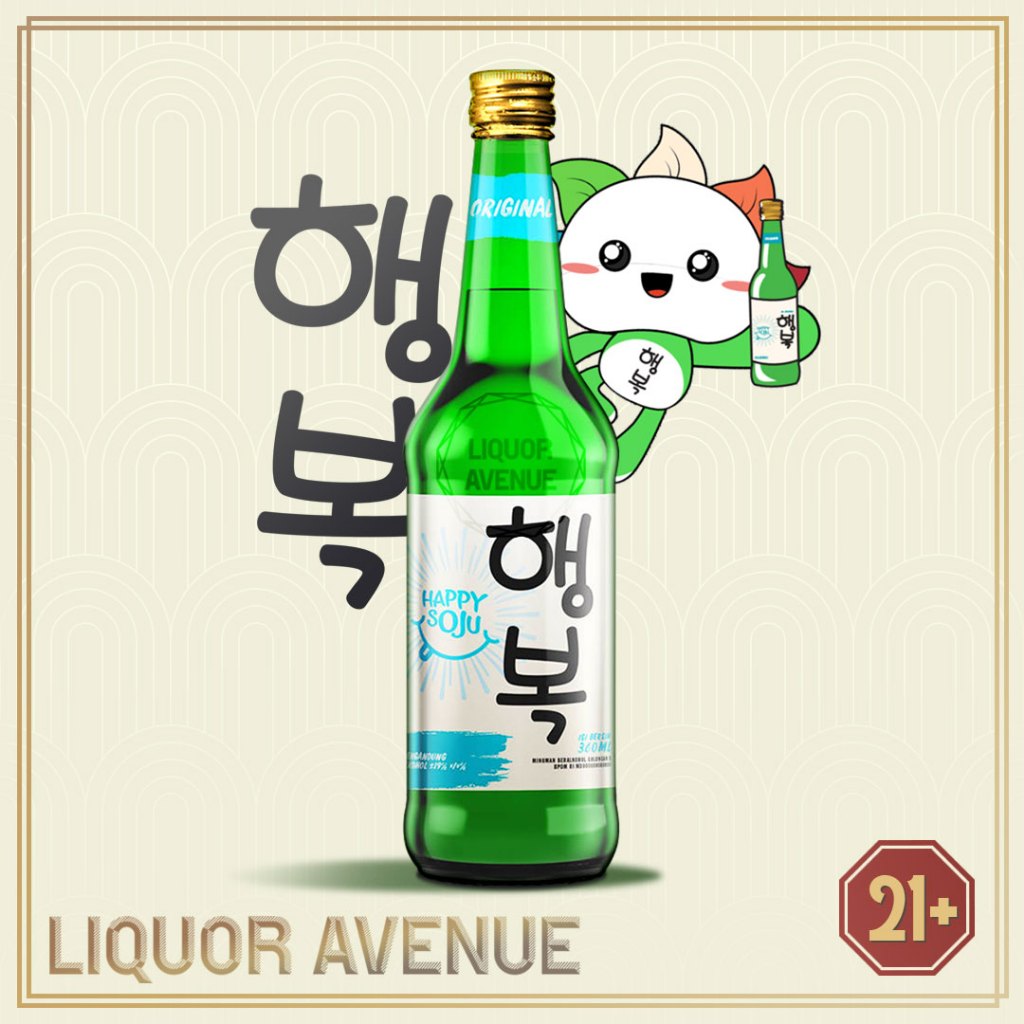 Jual Happy Soju Original 360ml | Shopee Indonesia