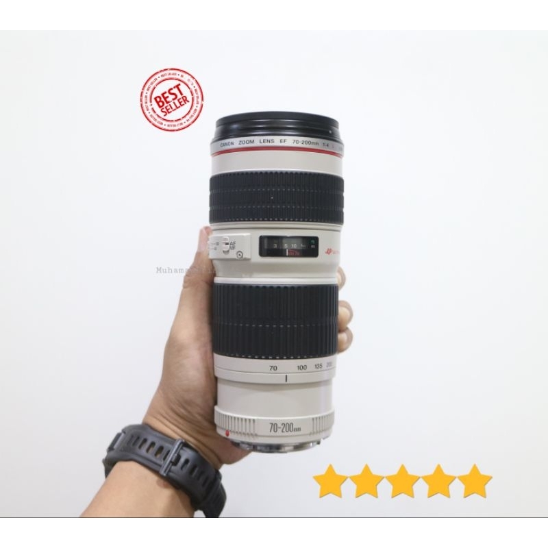 Jual Lensa Tele Canon Zoom Lens EF 70-200mm F4 L USM Ultrasonic For ...