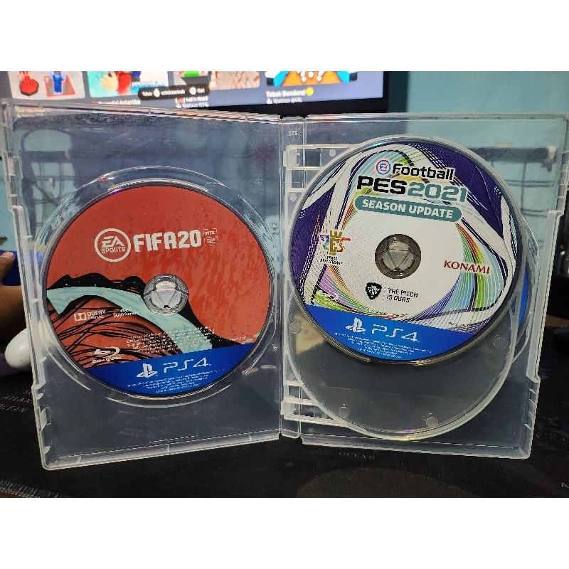 Jual BD PS4 PES 2021 It TAKE two FIFA20 | Shopee Indonesia