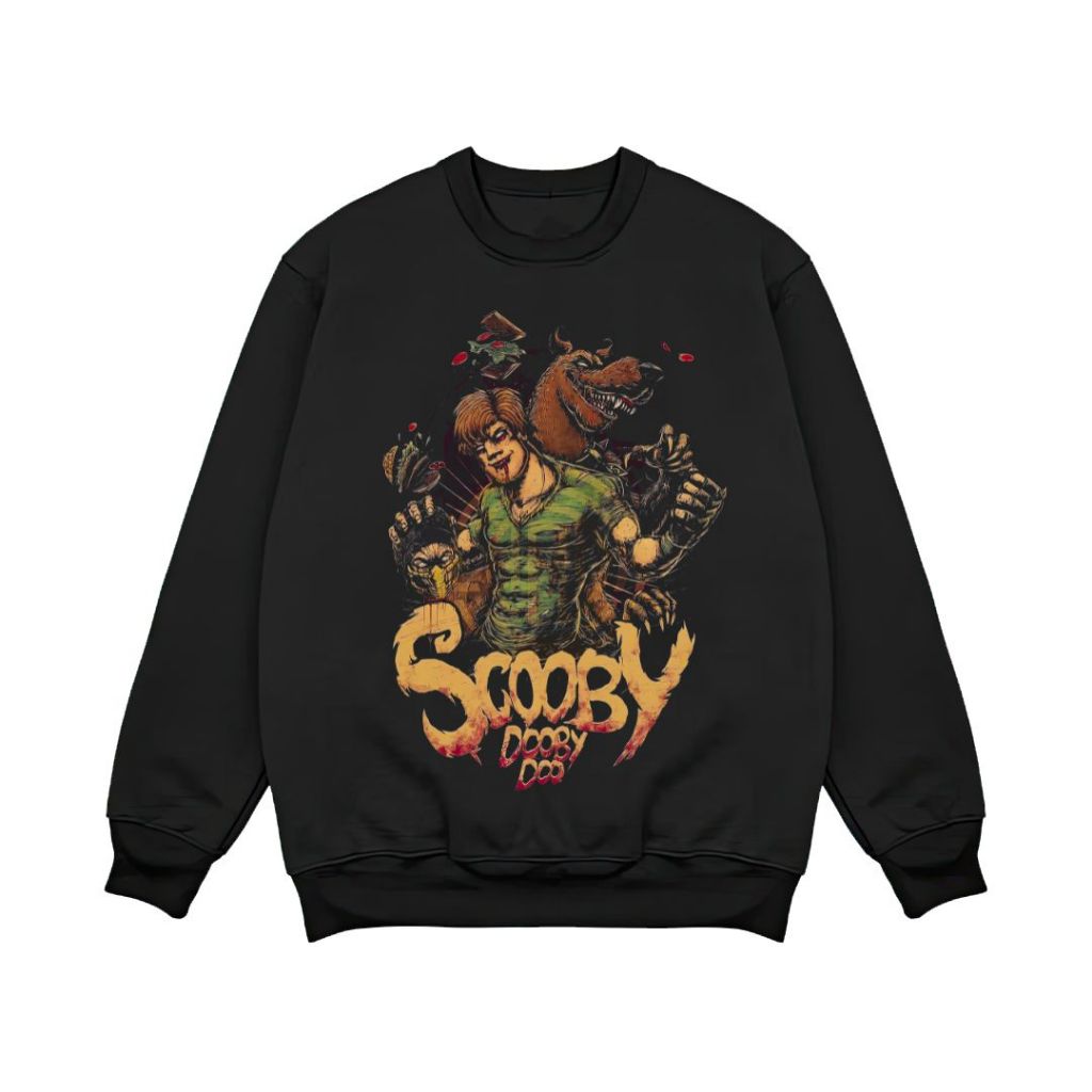 Jual Psycho Crucify "Scooby Dooby Doo " Crew Neck Sweater | Sweater ...