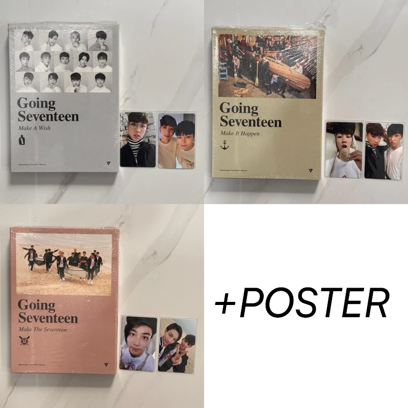 Jual SEVENTEEN SVT 3RD MINI ALBUM GOING SEVENTEEN FULL SET MAKE A WISH ...
