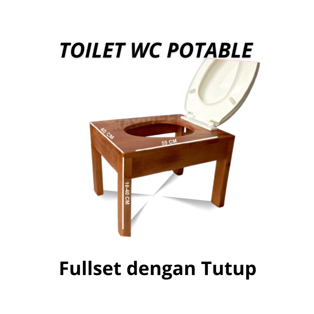 Jual WC Duduk Portable Toilet Duduk Untuk Lansia & Ibu Hamil Murah ...