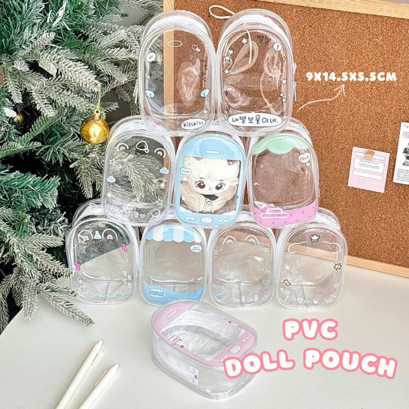 Jual READY Pouch Doll Tas Boneka Transparan PVC Tas Pelindung Boneka ...