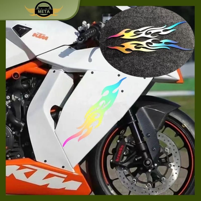 Jual Stiker Laser Motor Desain Api Decal Reflektif Body Kendaraan ...