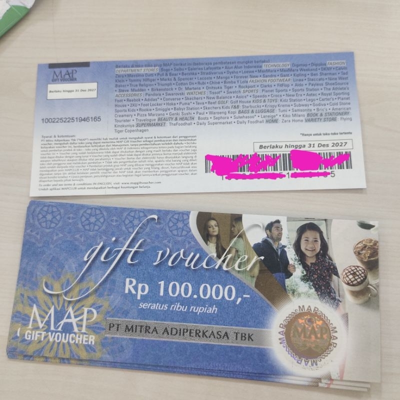 Jual Voucher MAP 100K exp 31dec27 | Shopee Indonesia