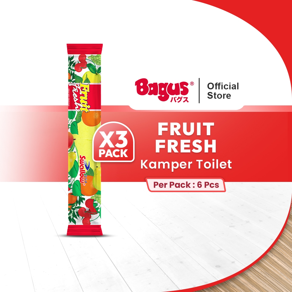Jual [Triple Pack] Swallow Fruit Fresh Kamper 3 Packs (6 Pcs/Pack ...