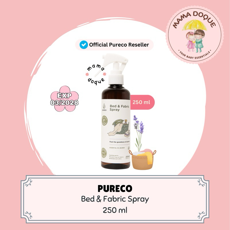 Jual Pureco Bed and Fabric Spray 250ml (Exp 03/2028) | Shopee Indonesia