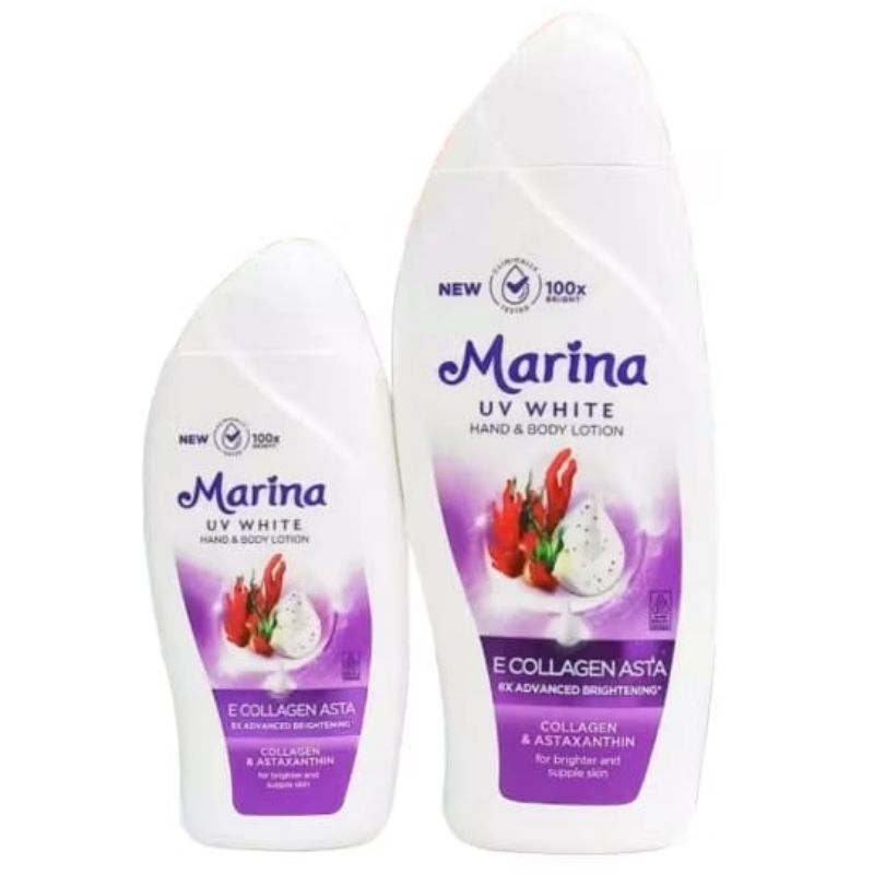 Jual MARINA UV white hand&body lotion E COLLAGEN ASTAXANTHIN | Shopee Indonesia