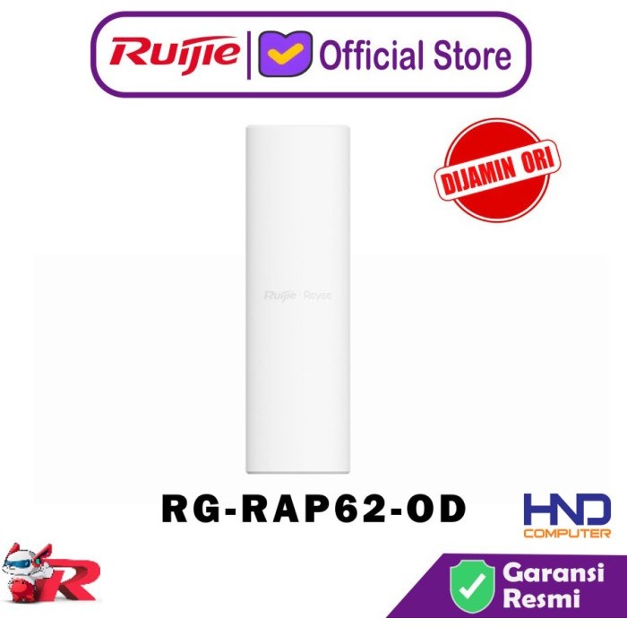 Jual Ruijie RG-RAP62-OD RAP62OD RAP62-OD , AX3000 Wi-Fi 6 Indoor/Outdoor Versatile Access Point ...