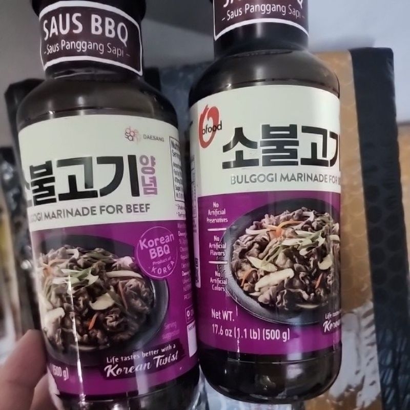Jual Bulgogi Marinade BBQ 500gr Ofood Chung Jung One | Shopee Indonesia
