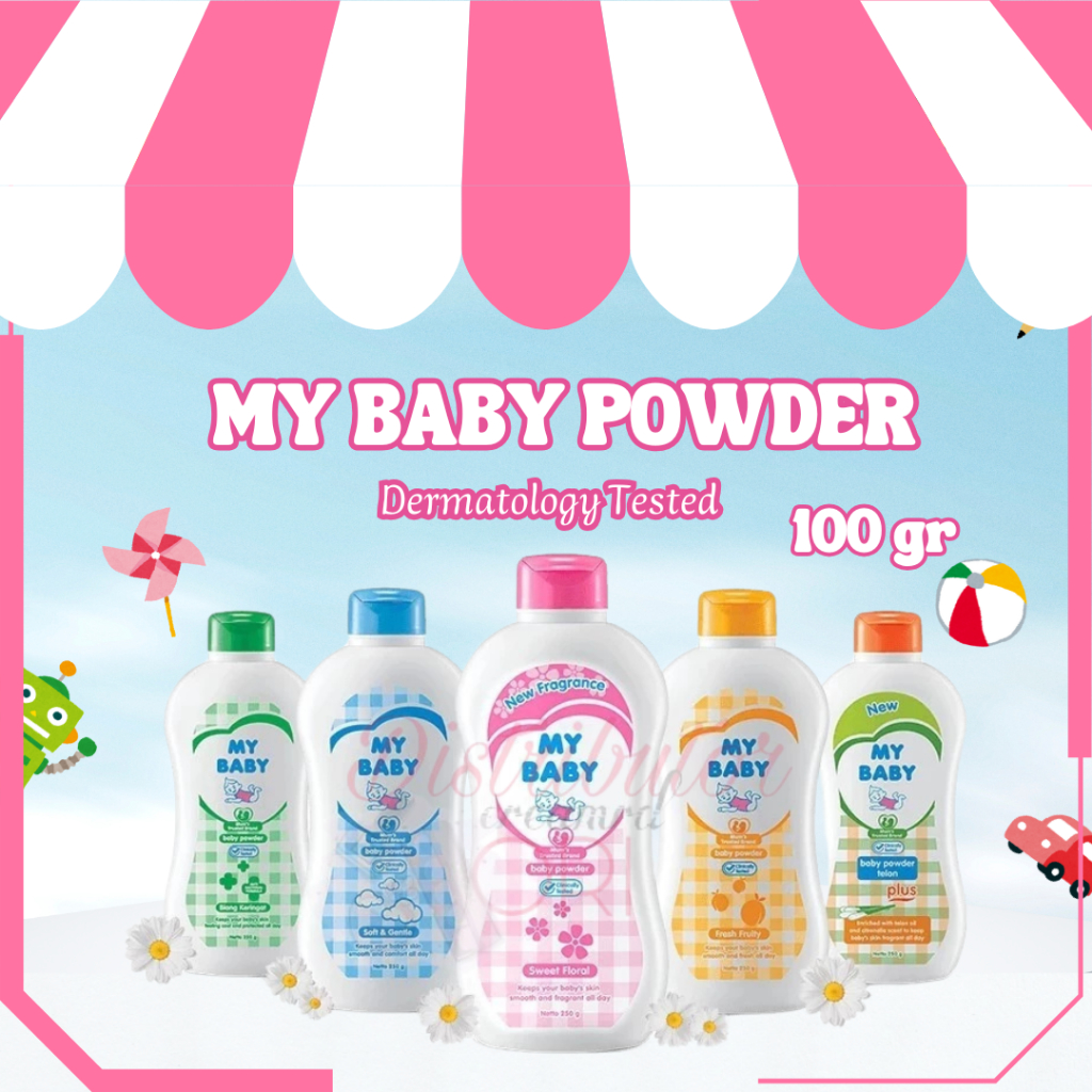 Jual MY BABY Powder 100GR || Bedak Bayi || Dermatology Tested || Powder ...