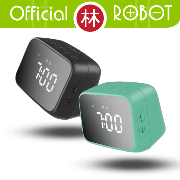 Jual Robot RB170 Bluetooth 5.3 Speaker LED Display Alarm Clock Jam ...