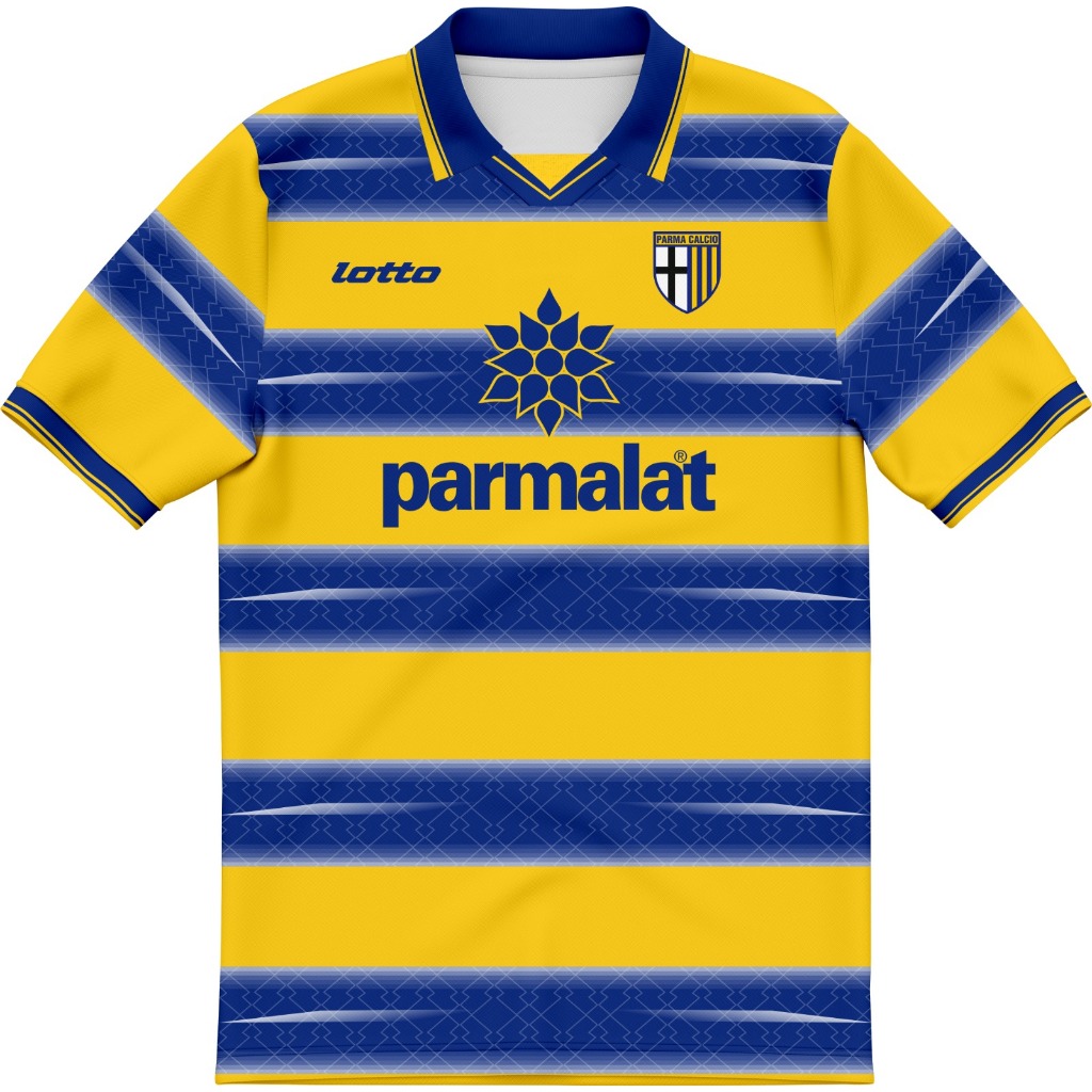 Jual JERSEY RETRO PARMA 1998 FULLPRINTING GRATIS NAMA DAN NOMOR ...
