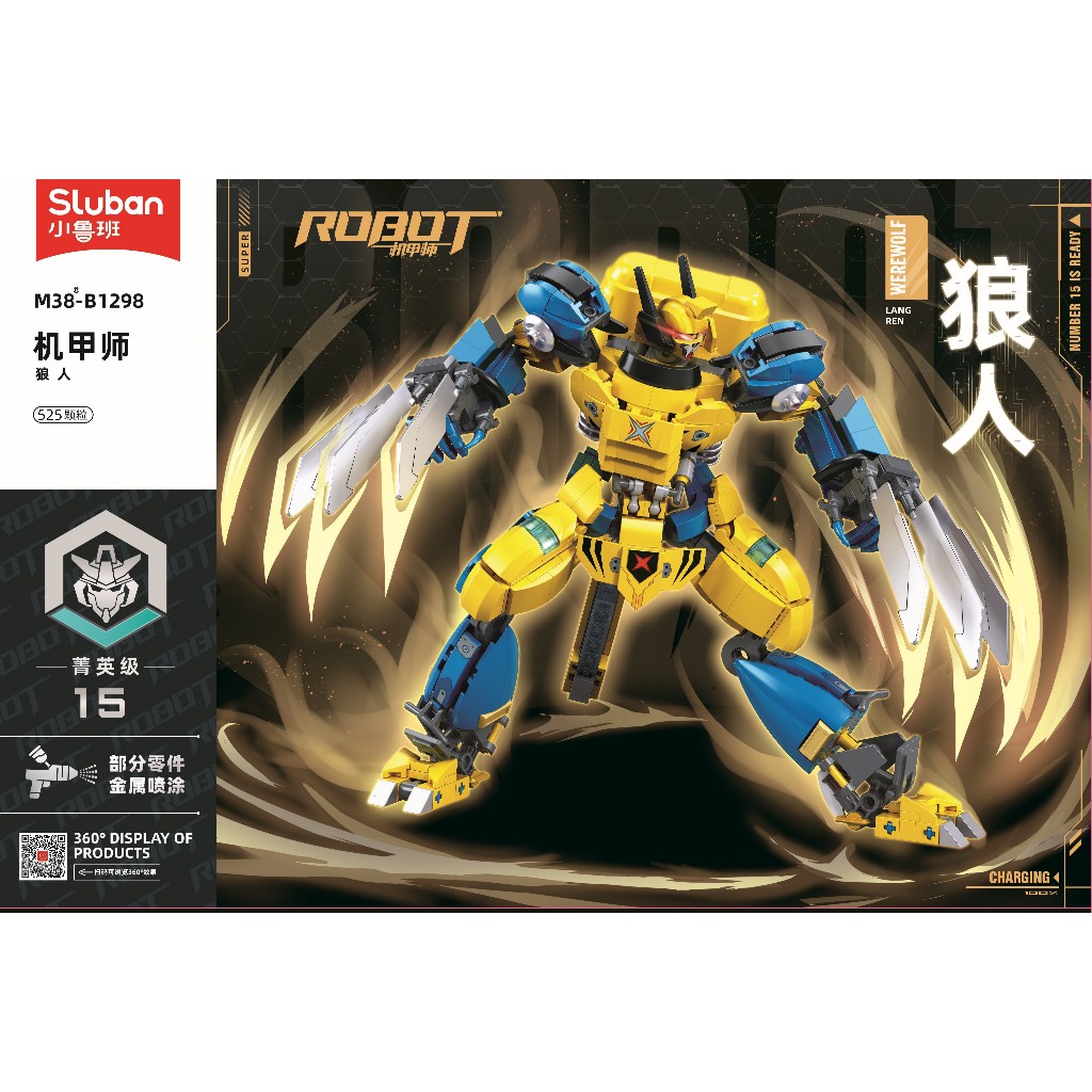 Jual Sluban Bricks Robot P.R.MECHA-ROBOT 15 M38-B1298 | Shopee Indonesia