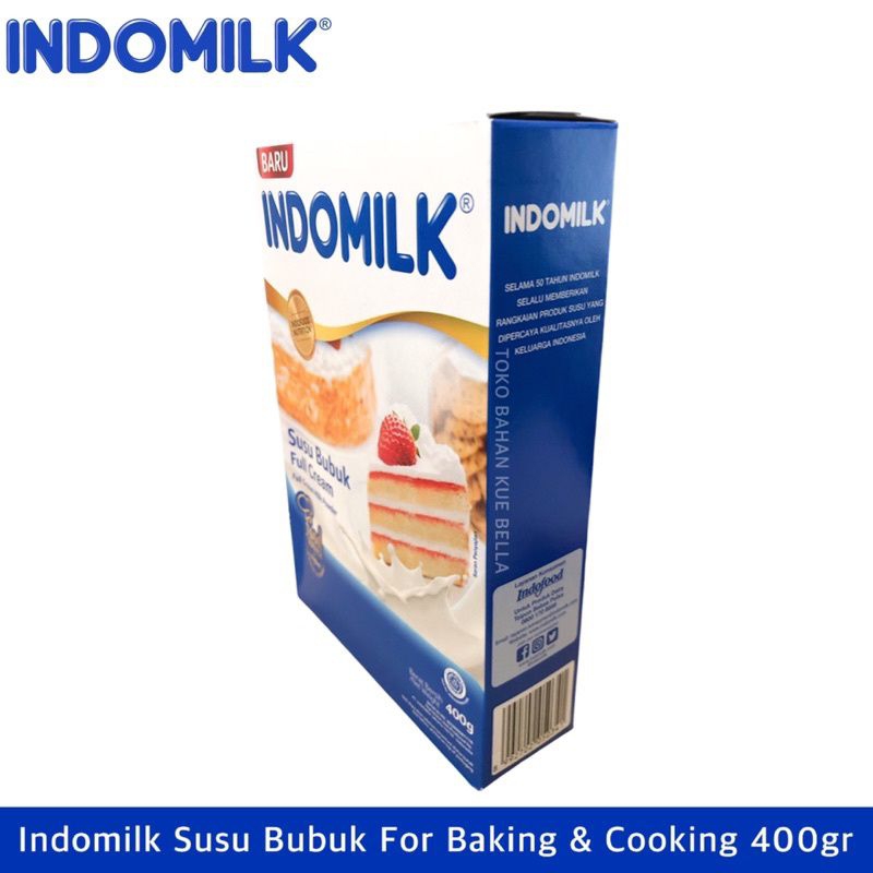 Jual Indomilk Susu Bubuk Full Cream 400 Gram Exp 2026 Halal Dijamin ...