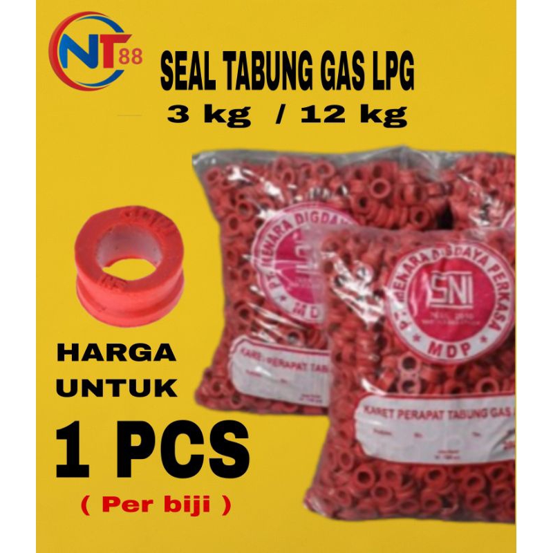 Jual (1 Pcs) KARET SEAL TABUNG GAS LPG SNI KARET SIL GAS ELPIJI 3KG / 5 ...