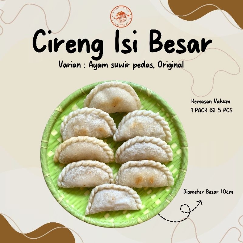Jual Jajannap ~ Cireng besar isi ayam suwir / jando sapi / usus pedas ...