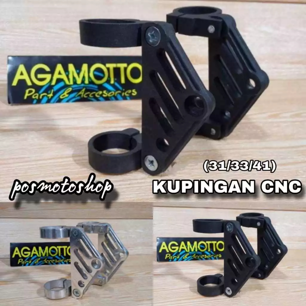 Jual KUPINGAN Lampu Ring CNC AS 31 33 41 mm Braket Lampu Pesek CB GL ...
