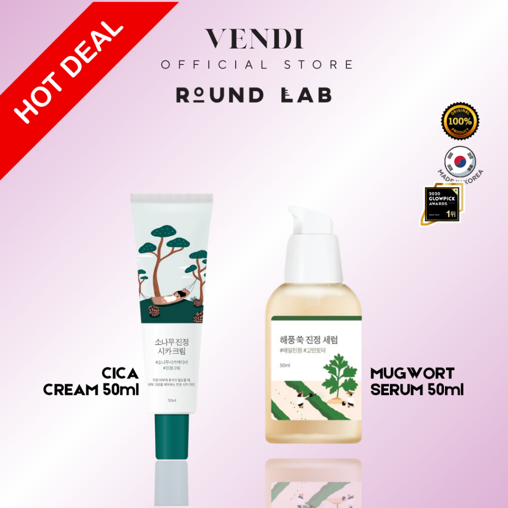 Jual [100% ORIGINAL] ROUND LAB Acne Set Bundle Round Lab Serum 50ml ...
