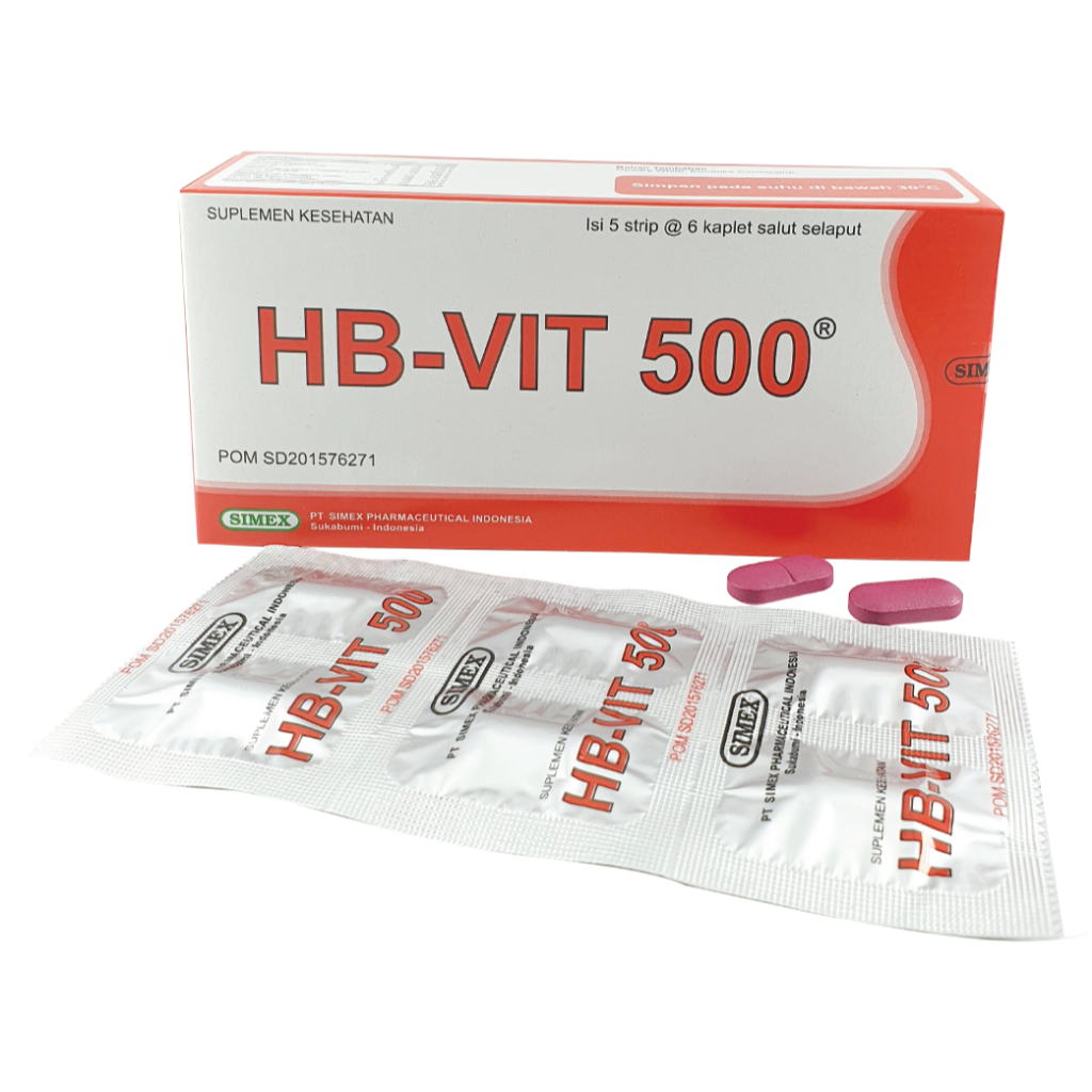 Jual HB-Vit Multivitamin dan Mineral ( 1 Strip isi 6 kaplet/ 1 box isi ...