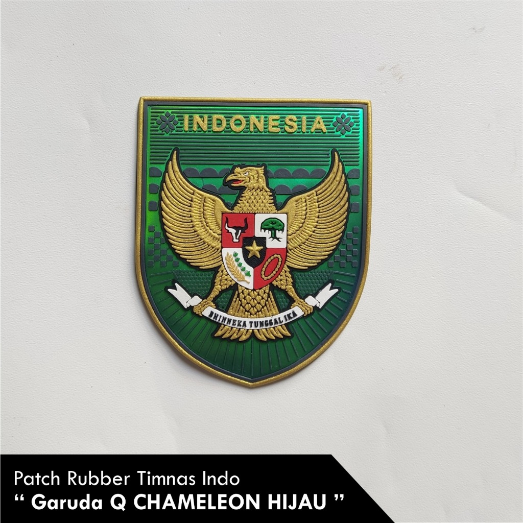 Jual Logo Garuda Q HIJAU-BIRU Chameleon logo timnas indonesia logo ...