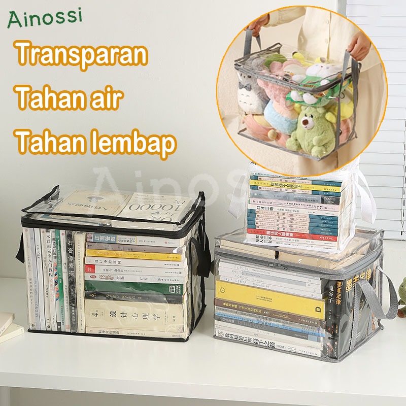 Jual AINOSSI Penyimpanan Transparan Tas Penyimpanan Tahan Air Kapasitas ...