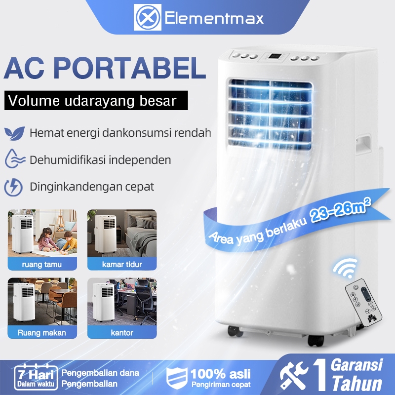 Jual Elementmax AC Portable Multiple Function AC - 1.5PK Air Cooler ...
