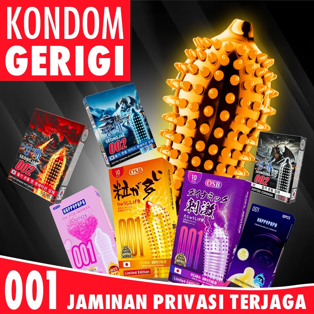 Jual Condom Bergerigi Berduri Tertipis Kualitas Premium - Dotted ...