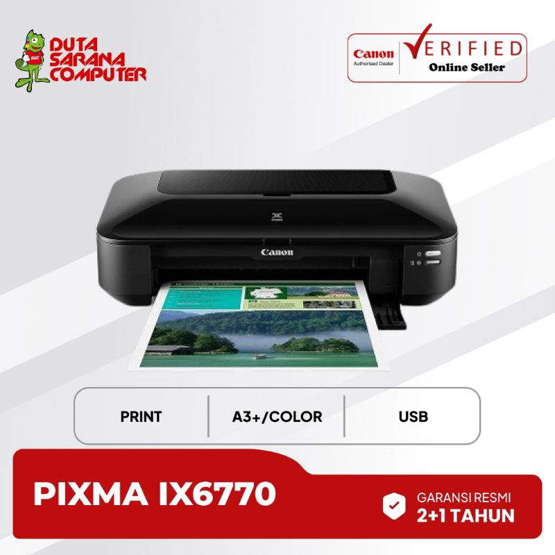Jual PRINTER CANON PIXMA IX6770 IX 6770 Printer Canon A3 Print Only ...