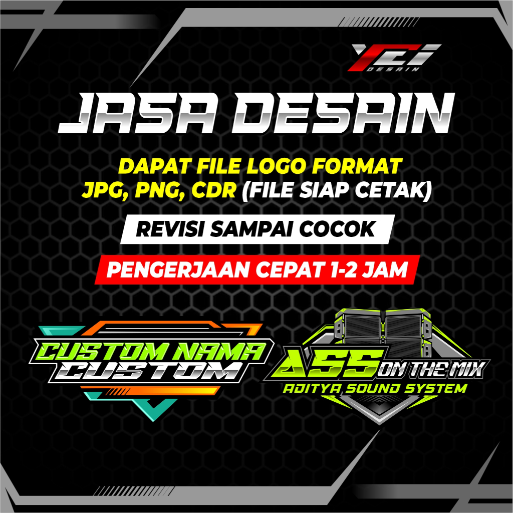Jual JASA DESAIN LOGO RACING | LOGO BENGKEL| DESAIN LOGO SOUND SYSTEM ...
