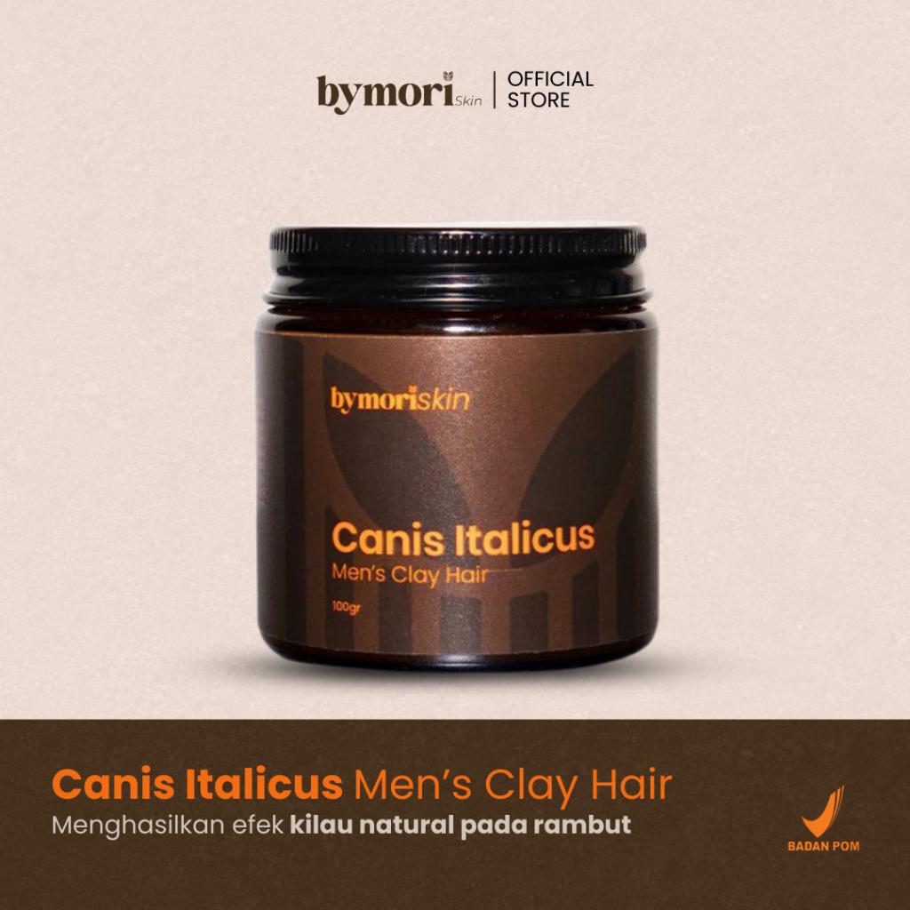 Jual Bymoriskin Canis Italicus Men Hair Clay Minyak Penata Rambut Hair ...