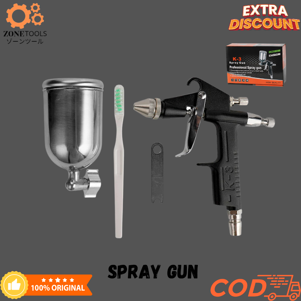 Jual Kapusi Spray Gun/Cat Semprot/Cat Tabung K3Tabung atas 200ML K-4019 ...