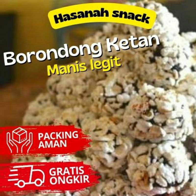 Jual borondong ketan CEMILAN MANIS OLEH OLEH KHAS BANDUNG | Shopee ...