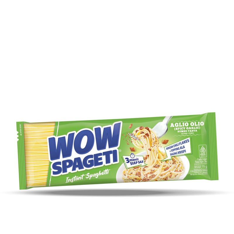 Jual WOW SPAGETI AGLIO OLIO| WOW SPAGETI CARBONARA MEATY BOLOGNESE [ 1 ...