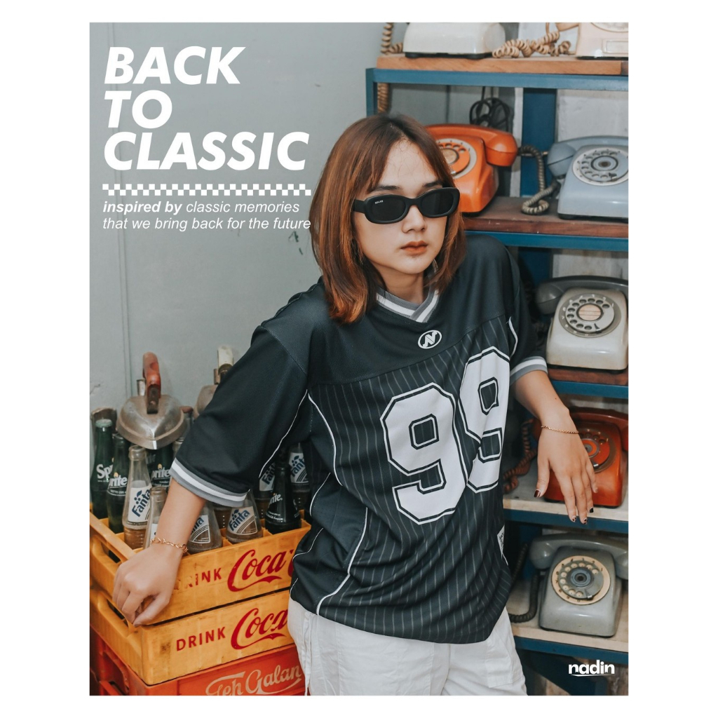 Jual Jersey Vintage Retro Oversize Hitam | Shopee Indonesia